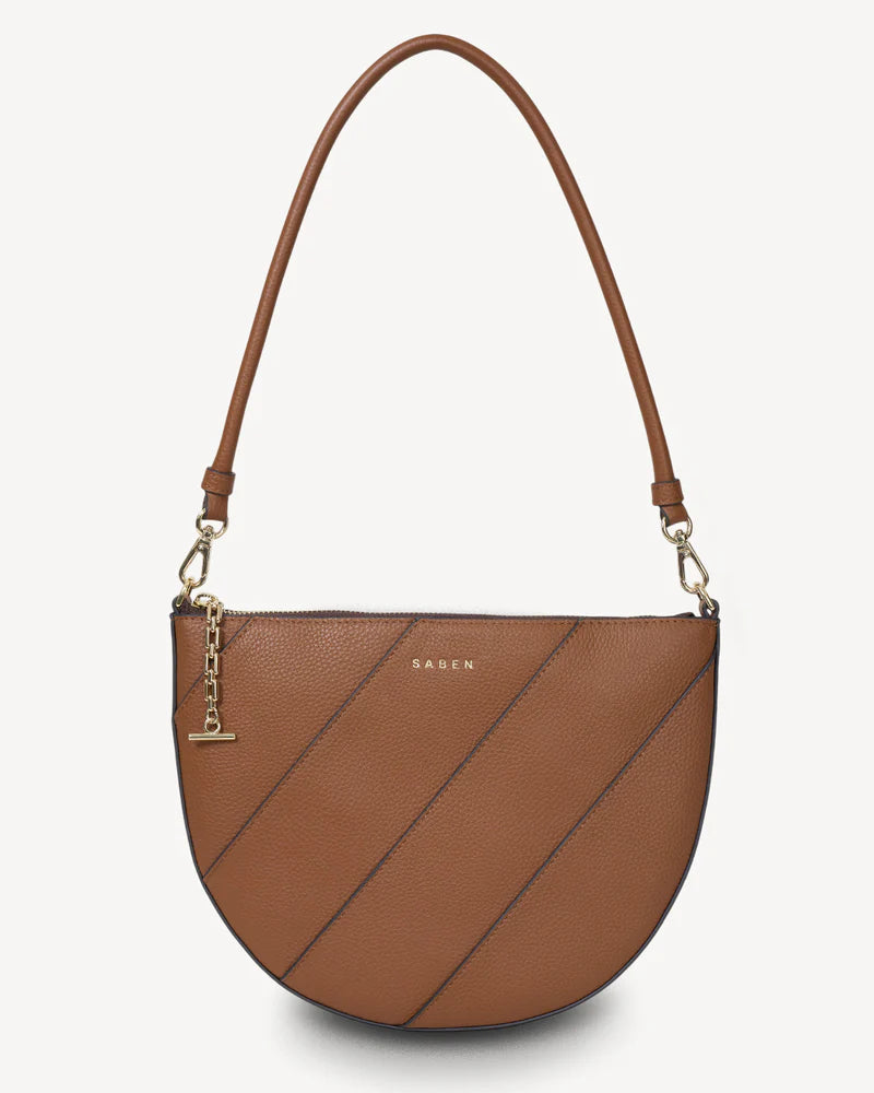 Saben - Gani Shoulder Bag - Tan Bias – Indigoandme