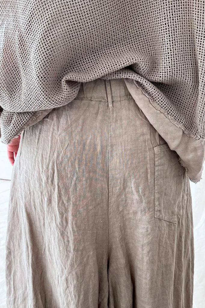 Bohemiana - Rowan Flared Pants - Taupe – Indigoandme