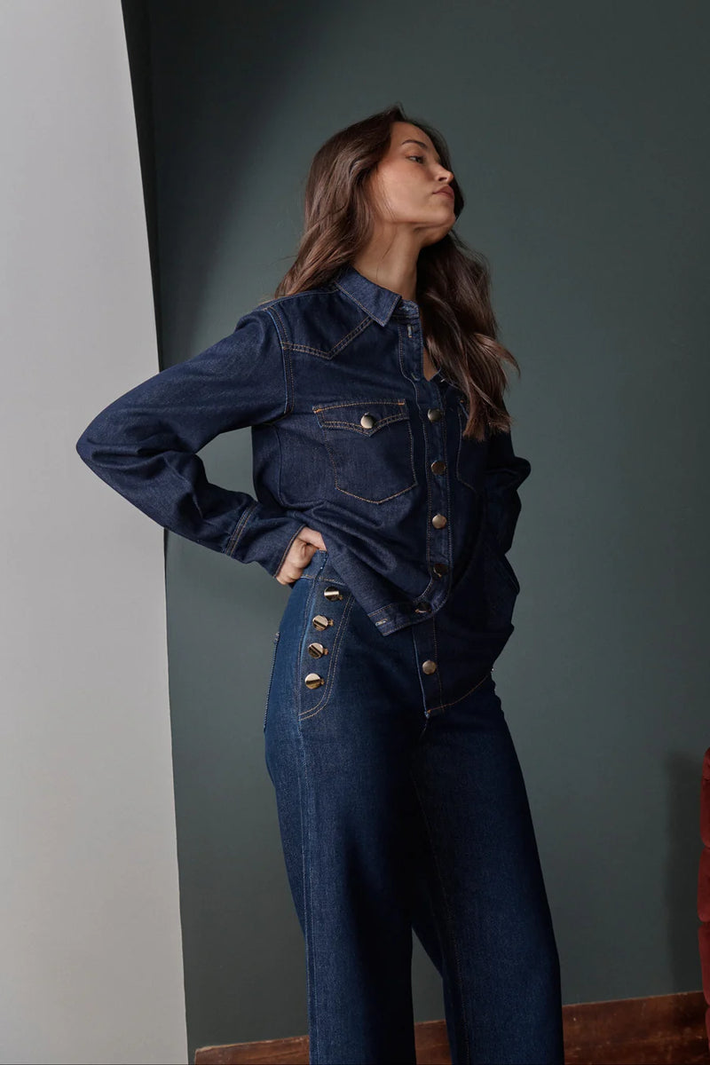 Kireina - Freya Sailor Jean - Indigo – Indigoandme