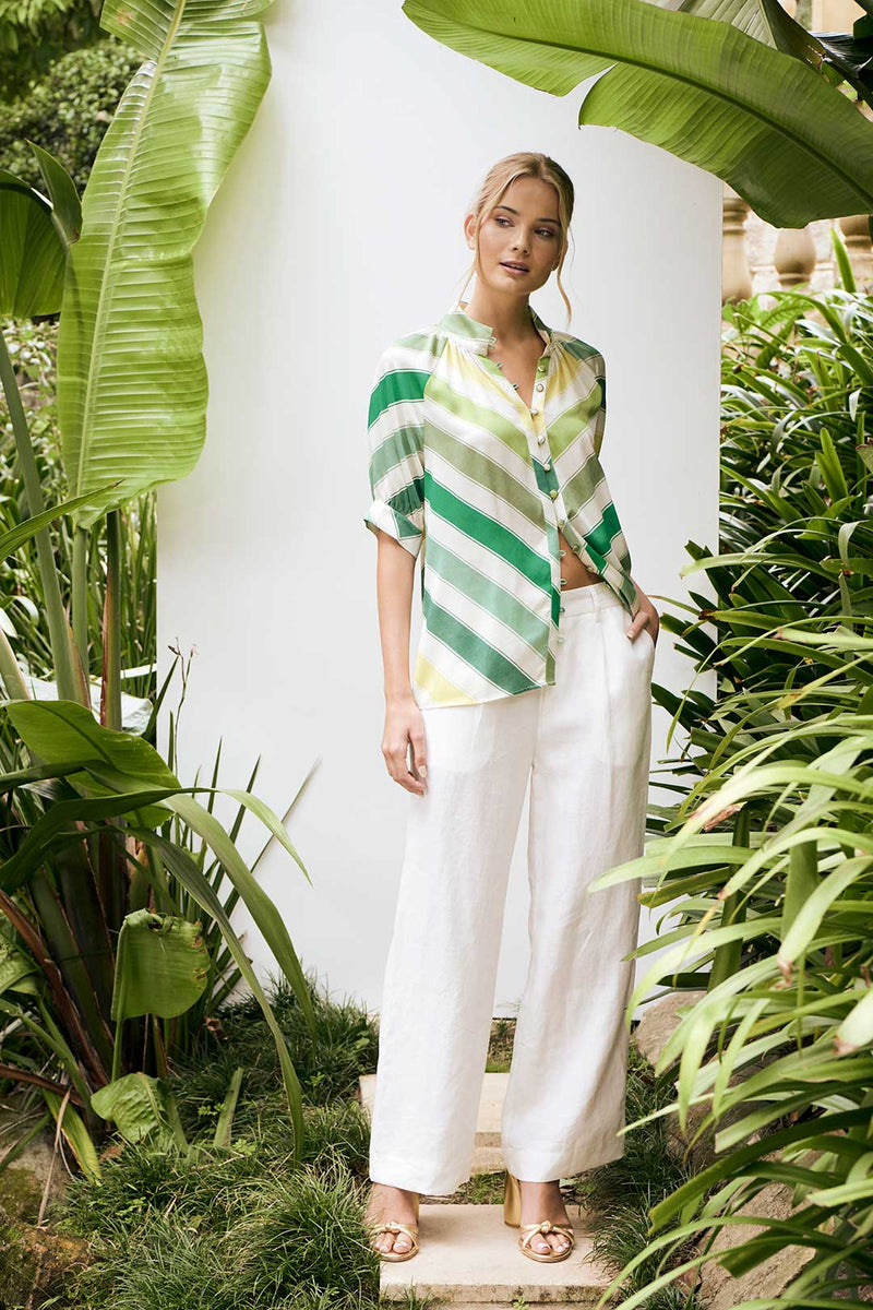 The Dreamer Label - Amalfi Lea Silk Blouse – Indigoandme